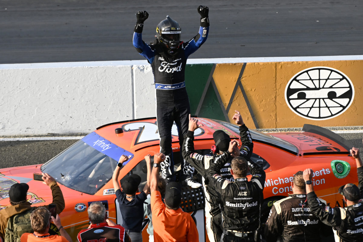 news: Almirola wins inaugural Xfinity Series race at Sonoma - Speedcafe.com