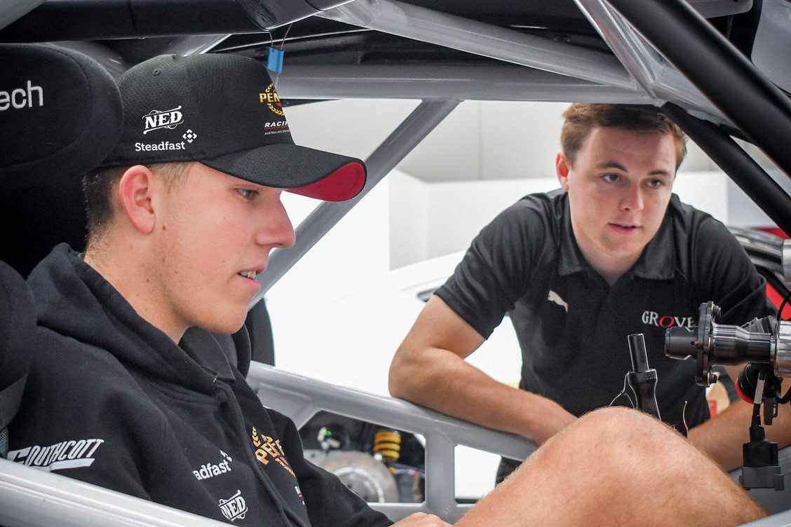 news: Grove takes rookie Supercars engineer to Spa - Speedcafe.com