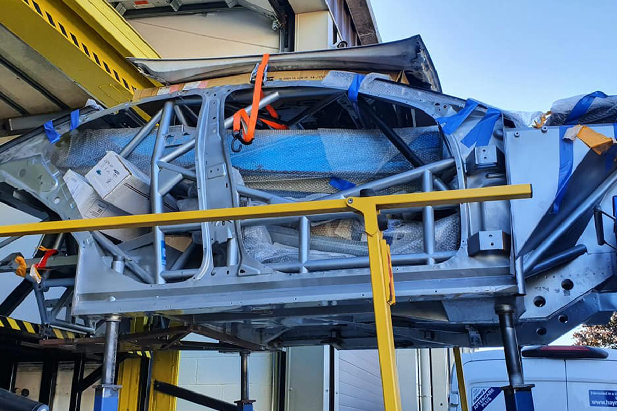 news: GRM Supercar chassis arrives in the UK - Speedcafe.com
