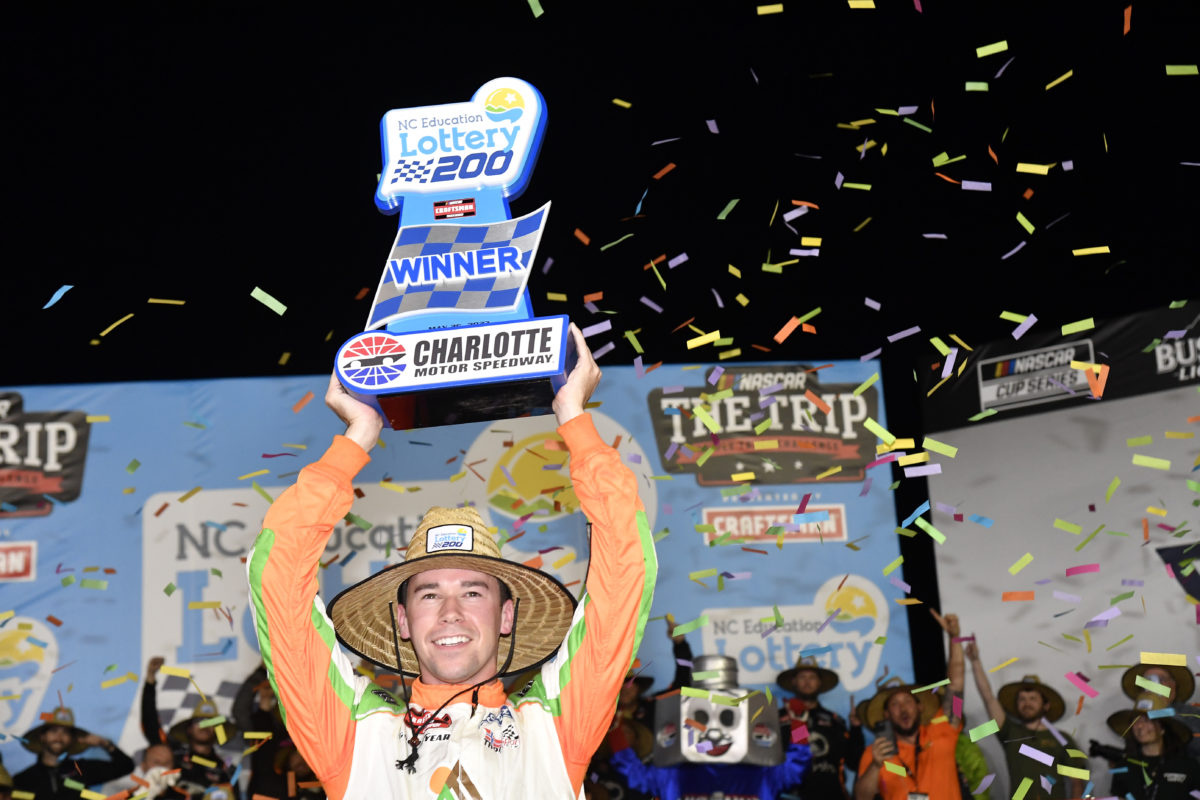 Rhodes snaps winless streak to make NASCAR history