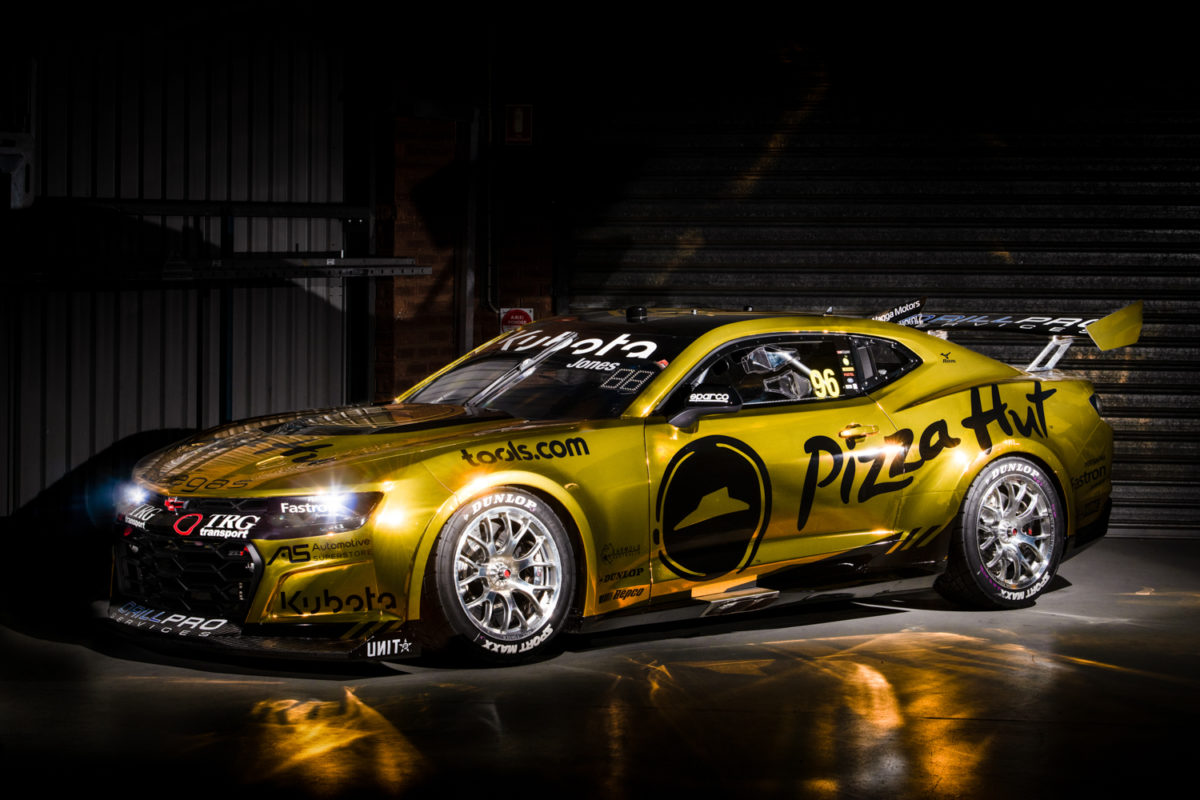 news: Gold livery for Macauley Jones Camaro in Perth - Speedcafe.com