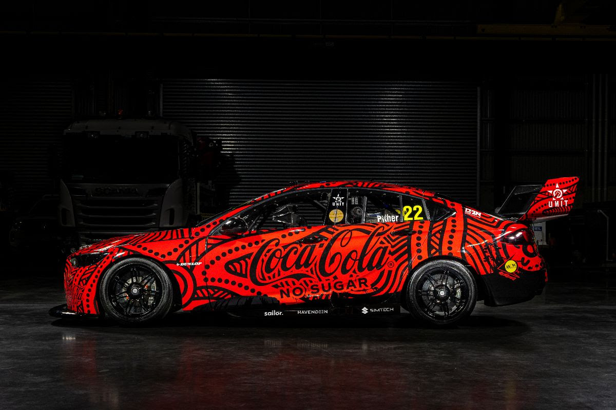 news: ‘High-impact’ Indigenous livery for Pither - Speedcafe.com