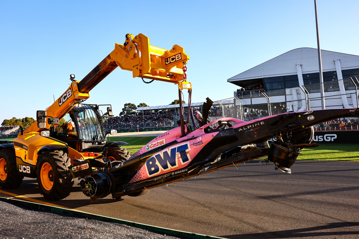 news: Alpine unsure of parts impact after Australian GP crash ...