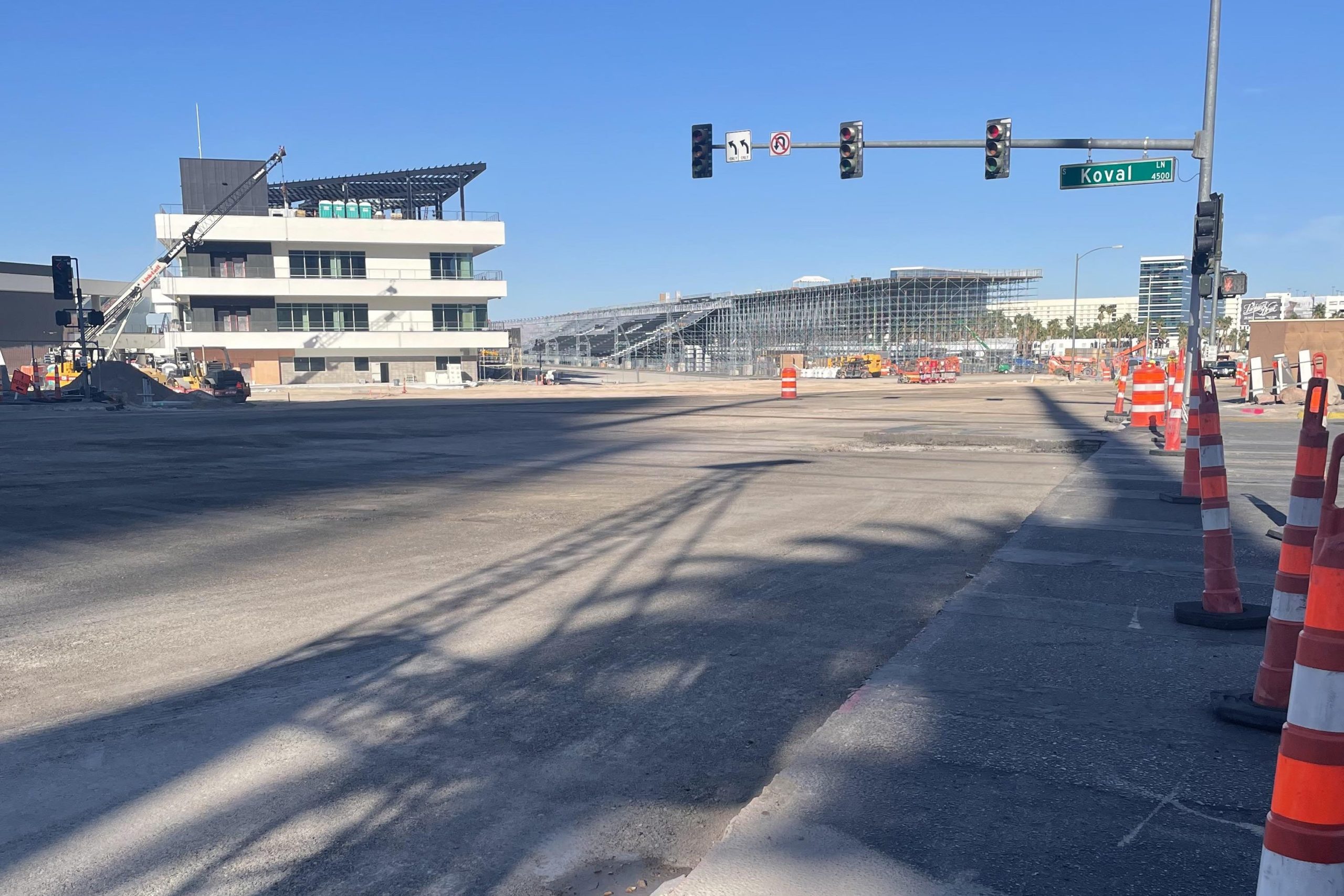 news: GALLERY: Construction of Las Vegas F1 track - Speedcafe.com