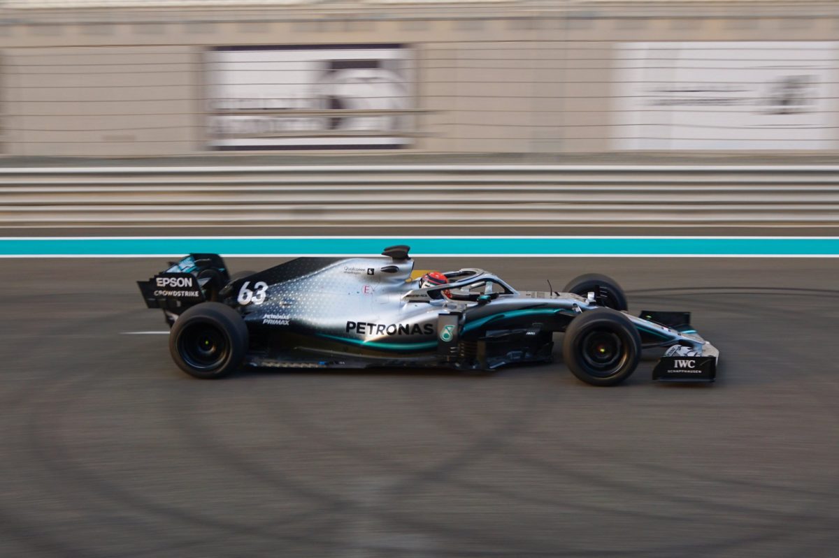 news: Russell tests larger 2021-spec F1 wheels - Speedcafe.com
