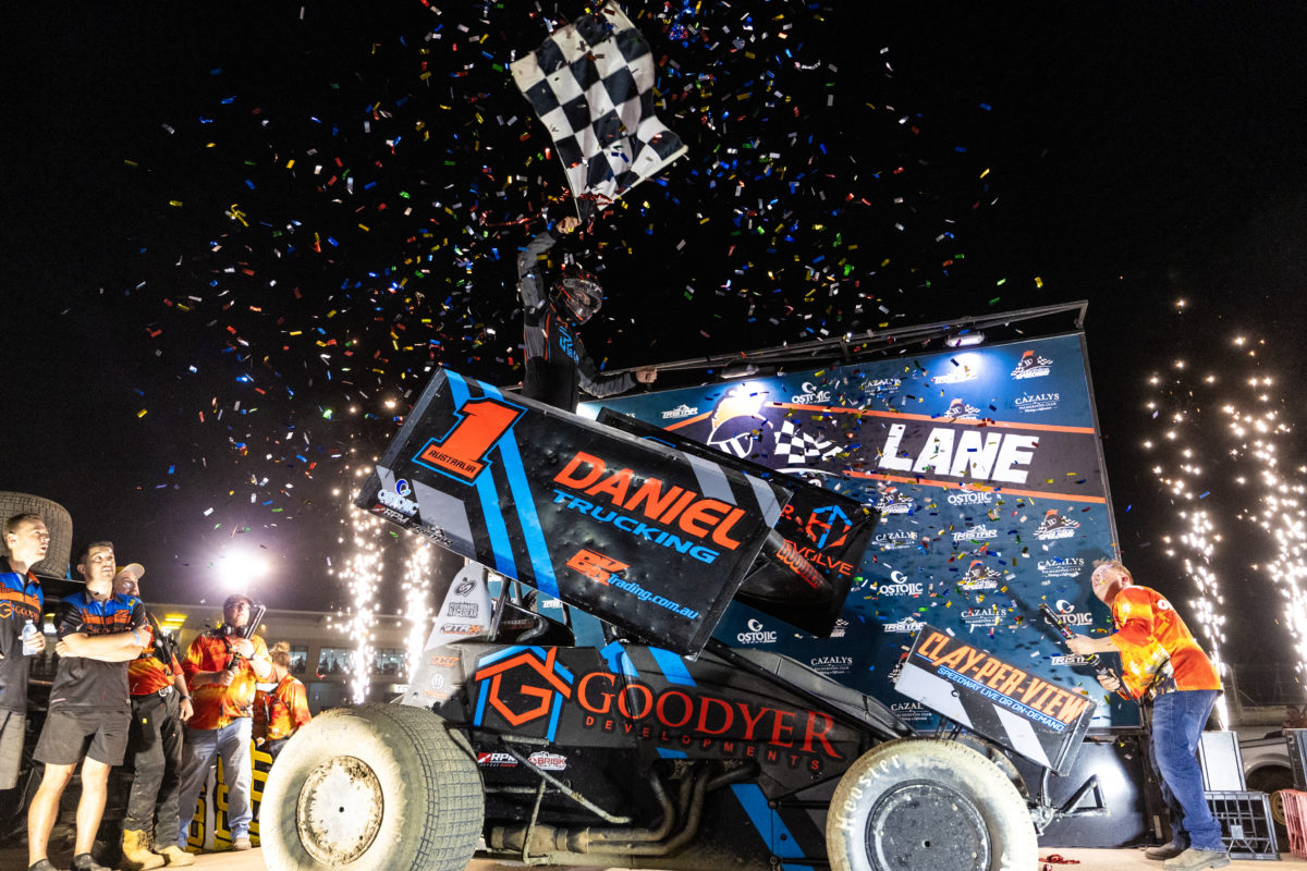 news: Goodyer dominates Chariots of Thunder final night - Speedcafe.com