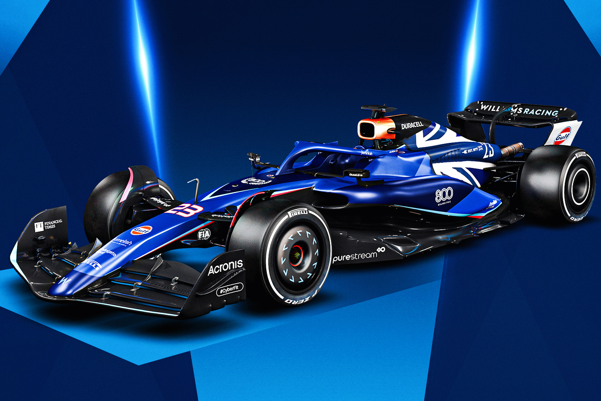 news: Williams celebrates 800 races with livery twist - Speedcafe.com