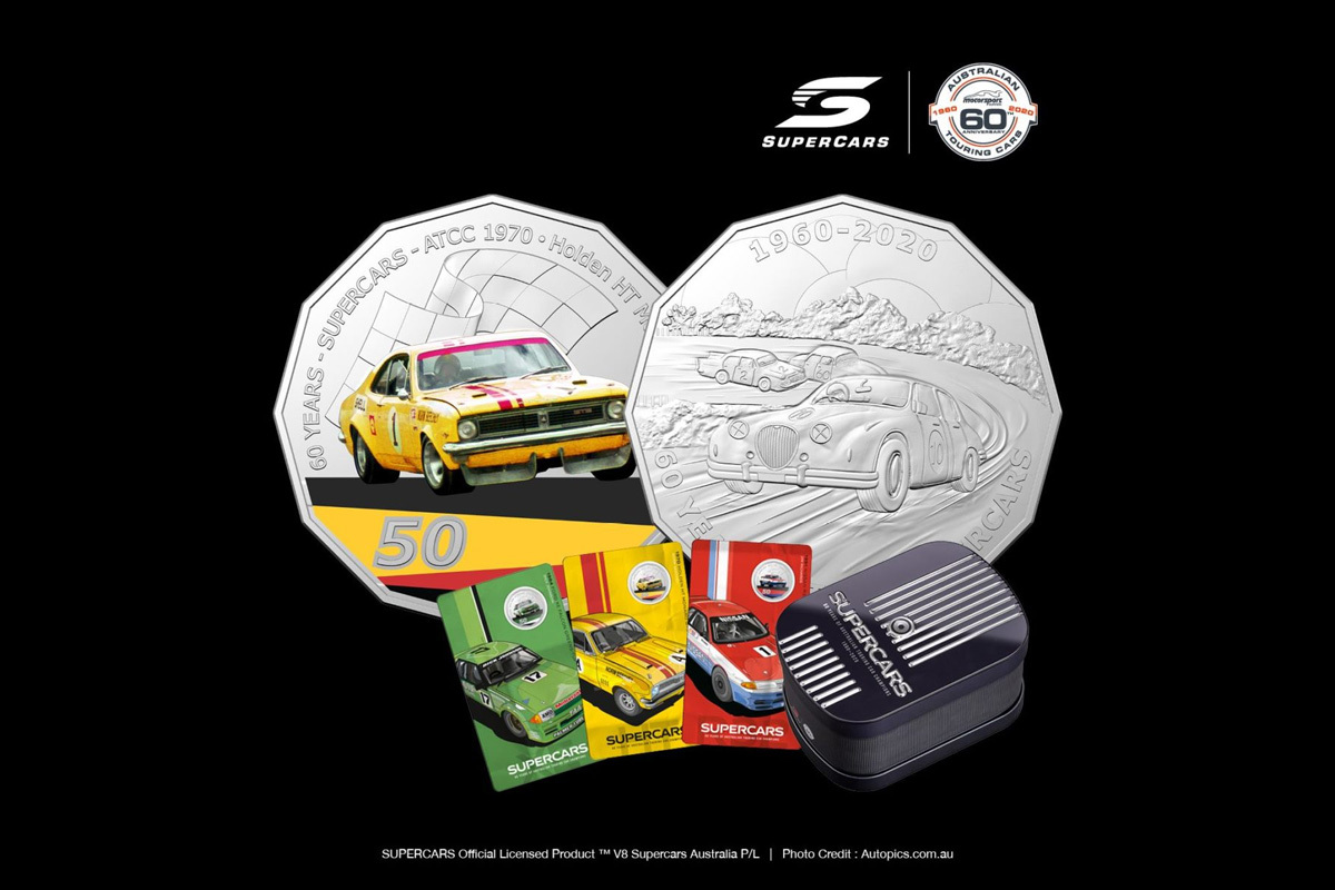 news: Royal Australian Mint commissions special Supercars coin ...