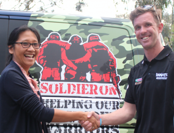 news: ARC driver links with Soldier On military charity - Speedcafe.com