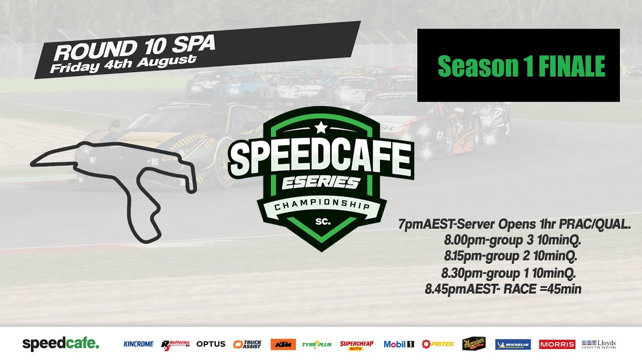LIVE: Speedcafe eSeries Championship Season Finale - Speedcafe.com