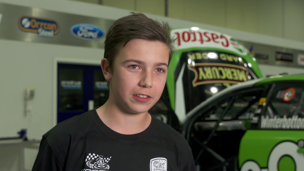 news: VIDEO: Winterbottom mentors young karters - Speedcafe.com