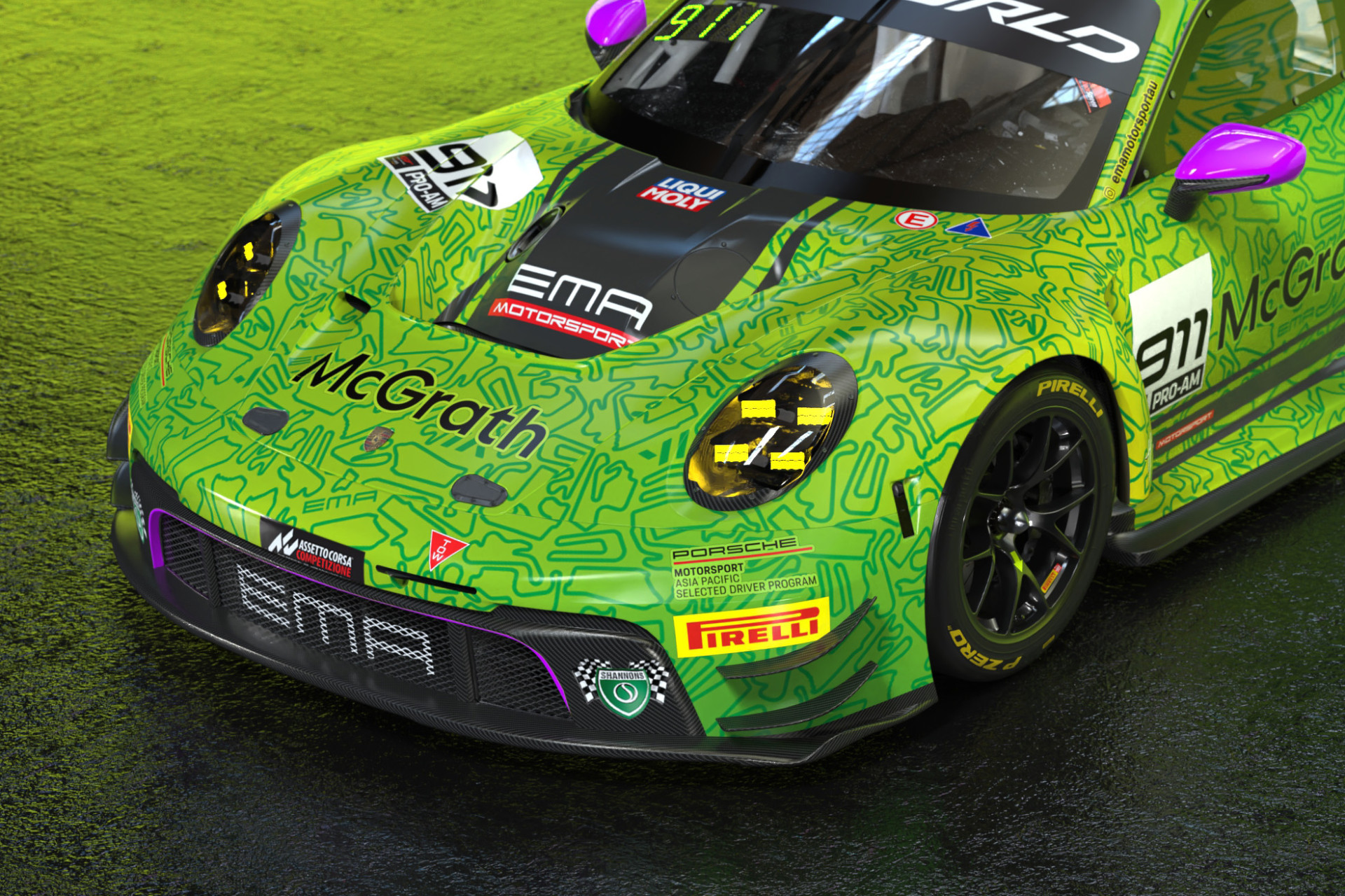 Australian-themed ‘Grello’ livery for Porsche ace - Speedcafe.com