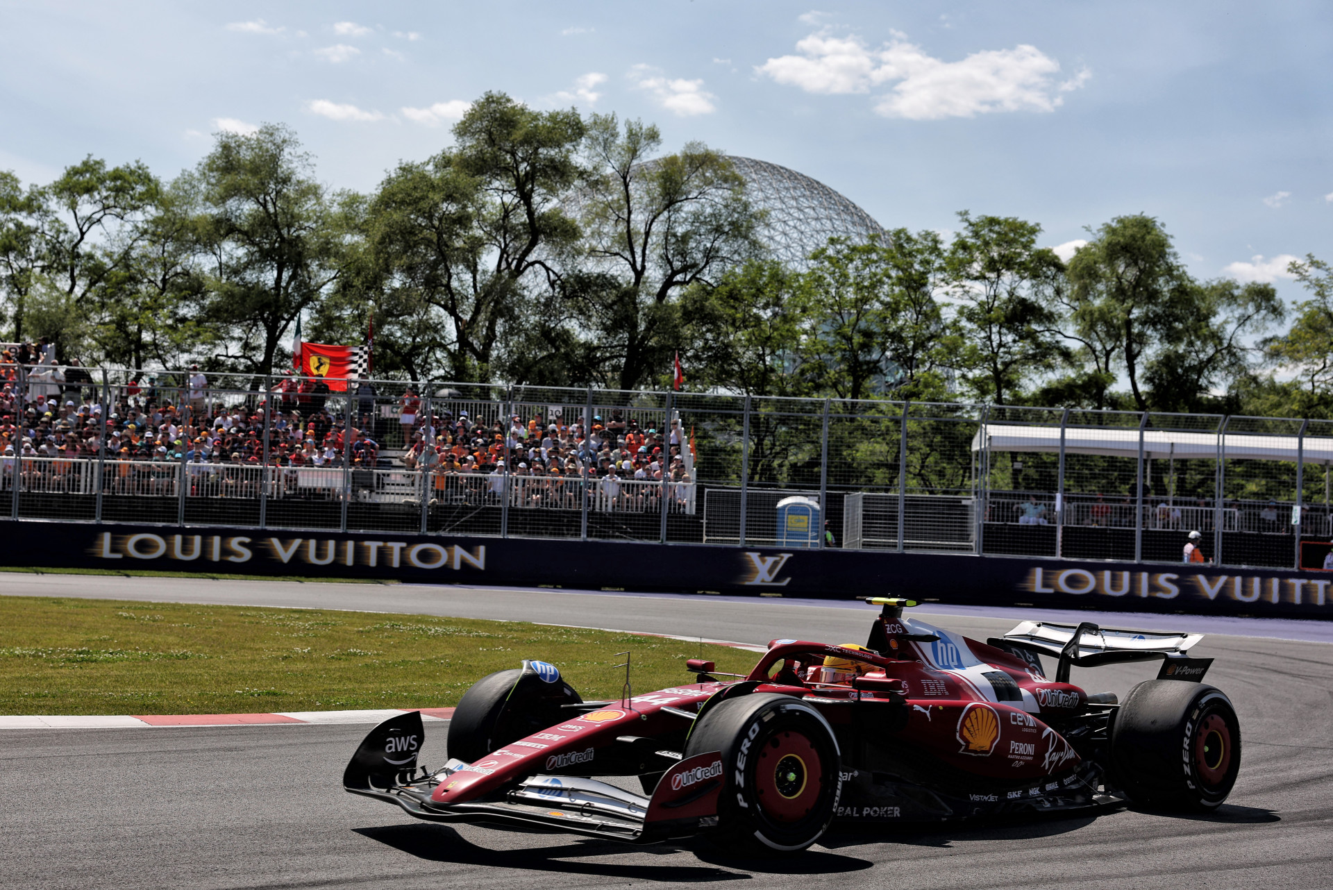 F1 news: Lewis Hamilton hits groundhog and damages Ferrari - Speedcafe.com