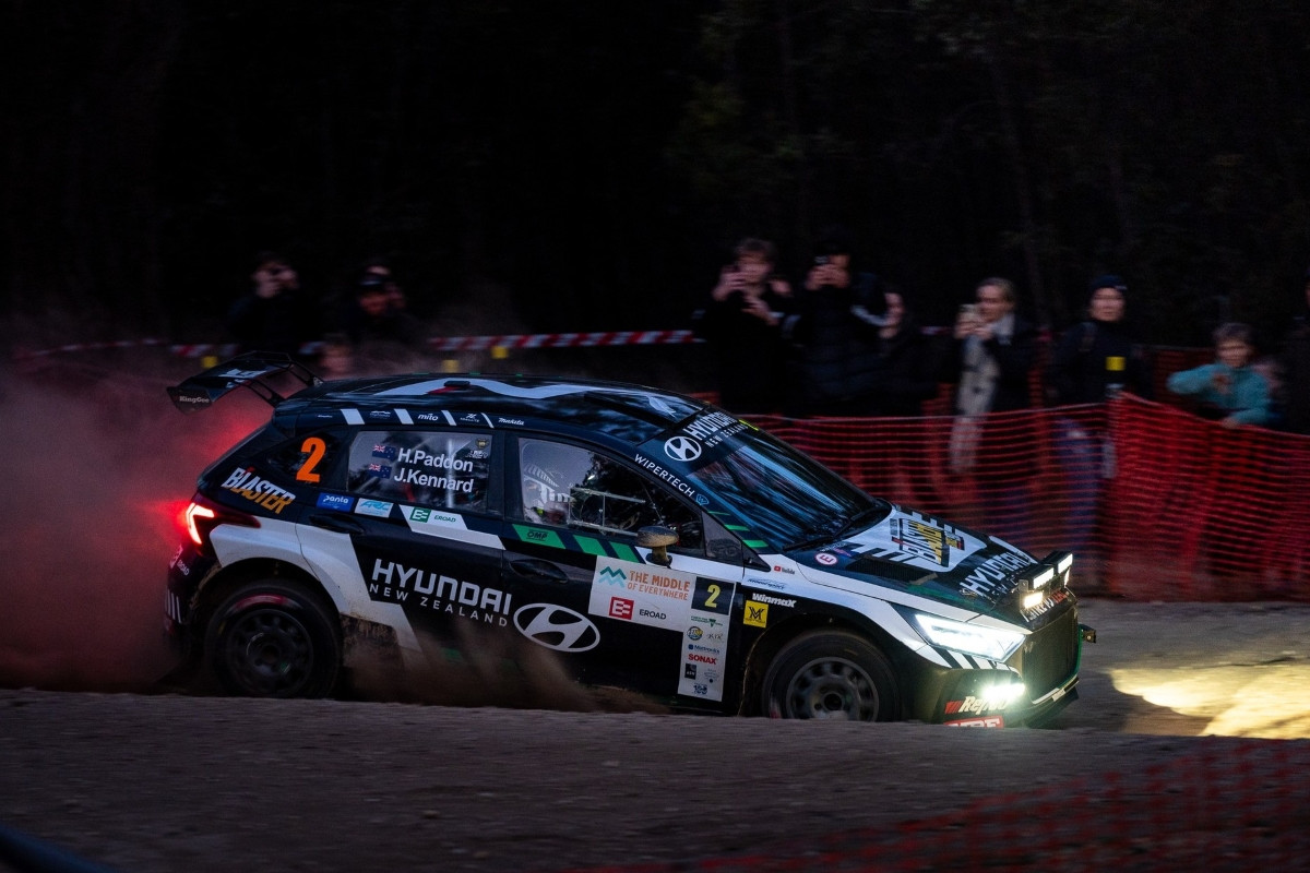 Hayden Paddon holds one-minute lead halfway through Gippsland Rally - Speedcafe.com