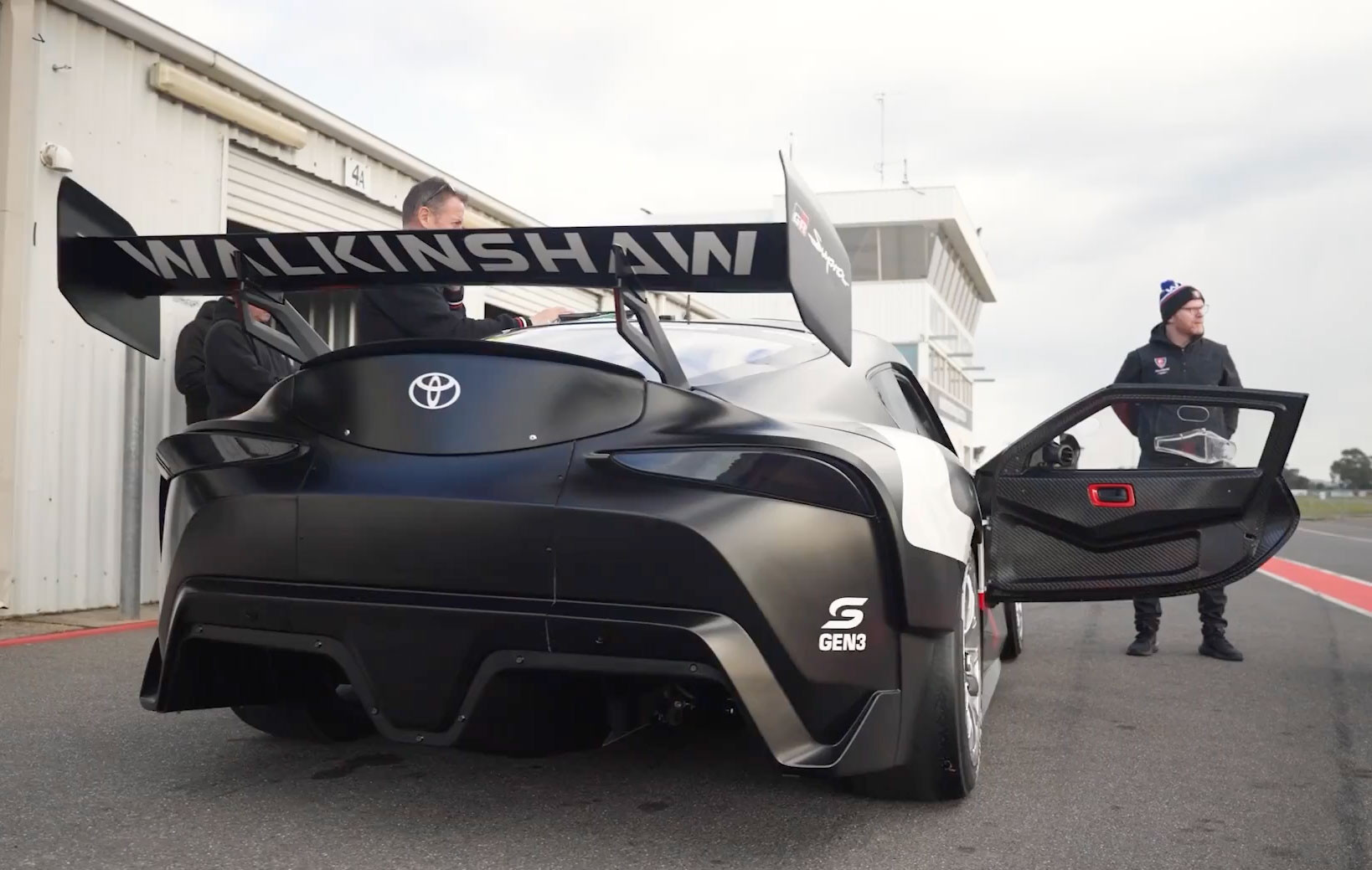 Supercars news: VIDEO: Gen3 Toyota Supra on track at Winton test ...