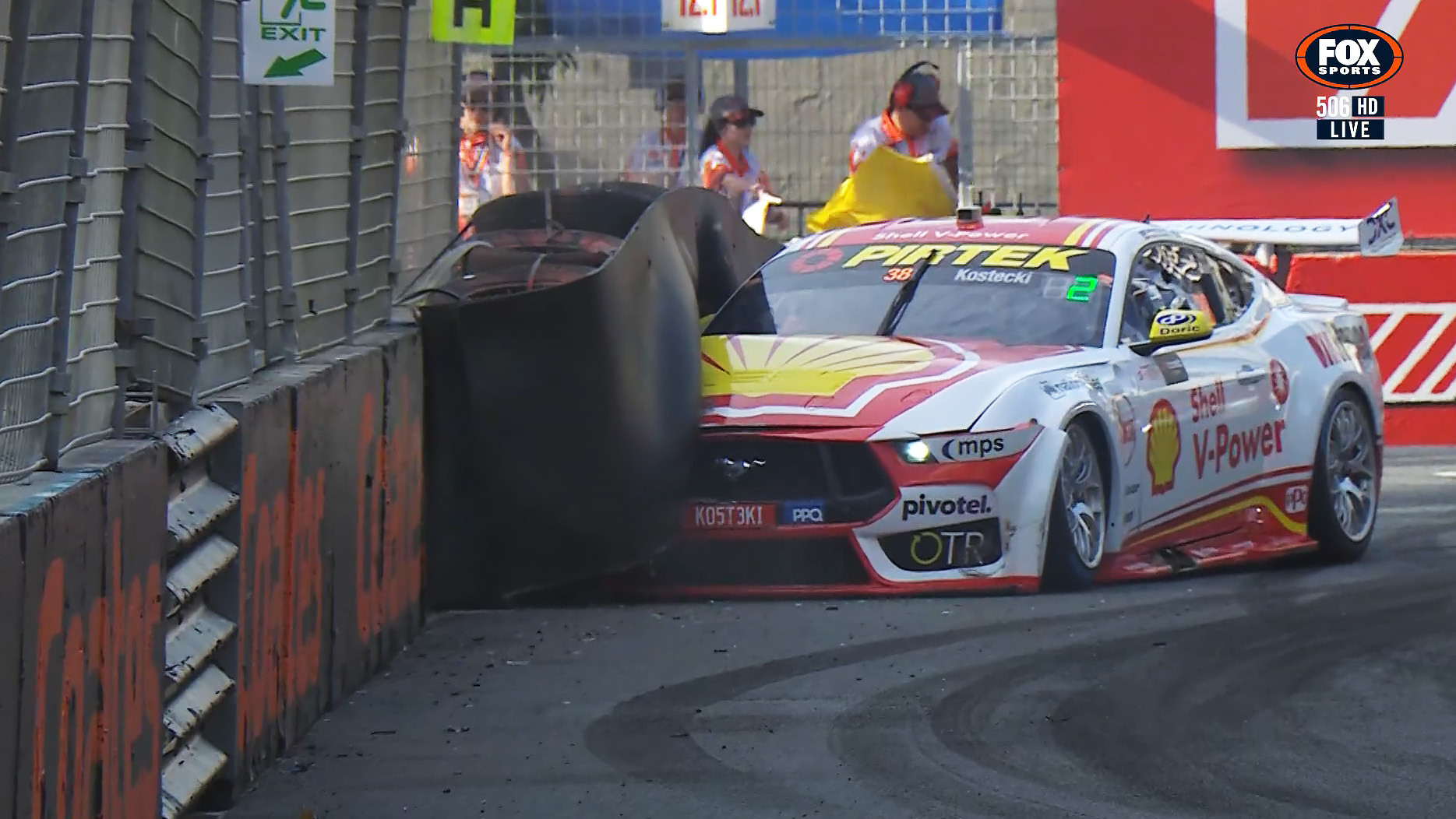 Supercars news: Brodie Kostecki crashes in Gold Coast 500 Practice 2 ...