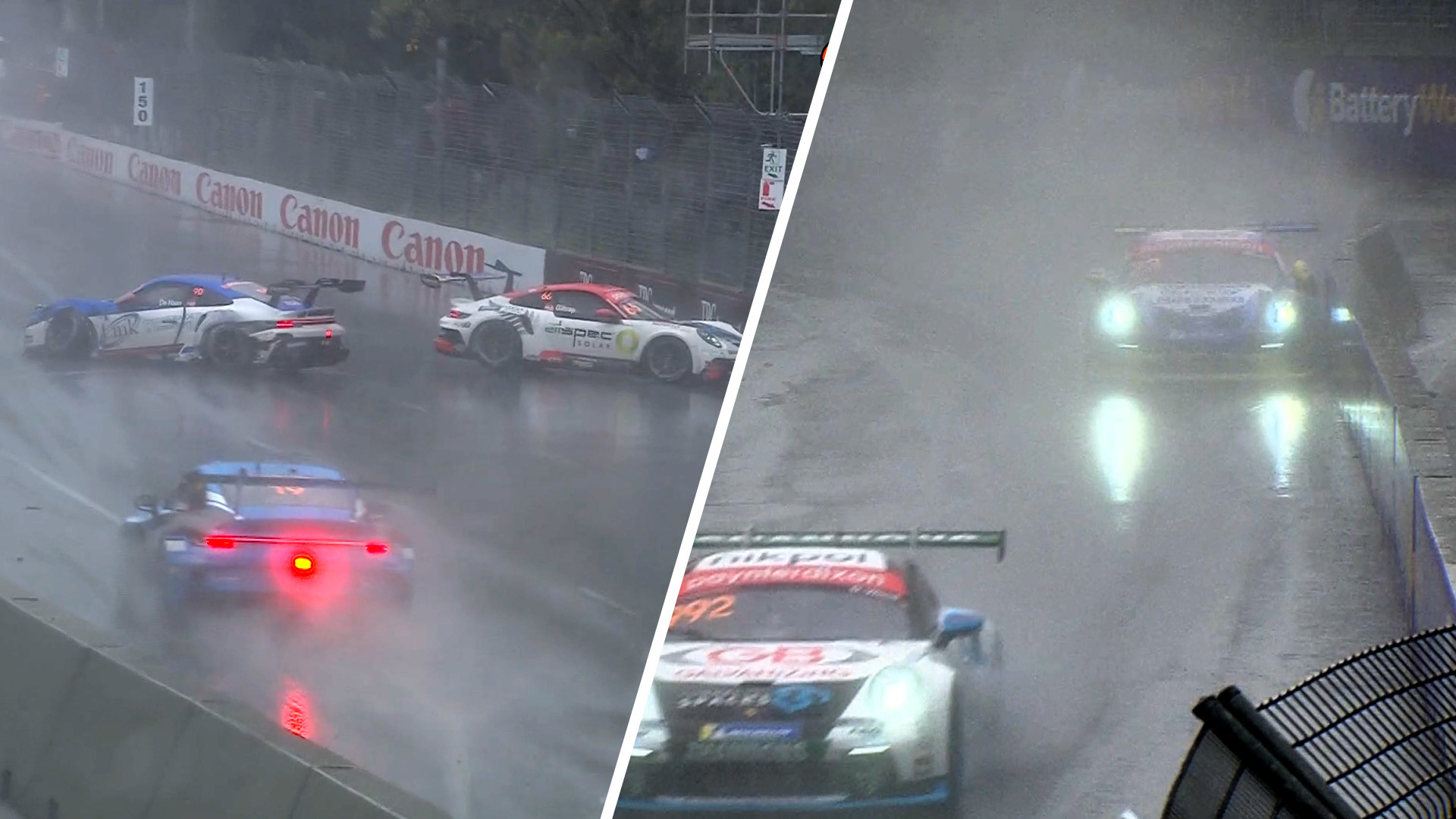 Adelaide Porsche race axed after four Turn 8 crashes in one lap ...