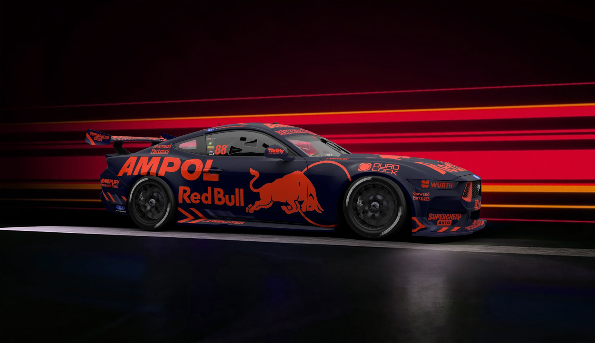 Supercars news: All angles of F1-inspired Max Verstappen Mustang ...