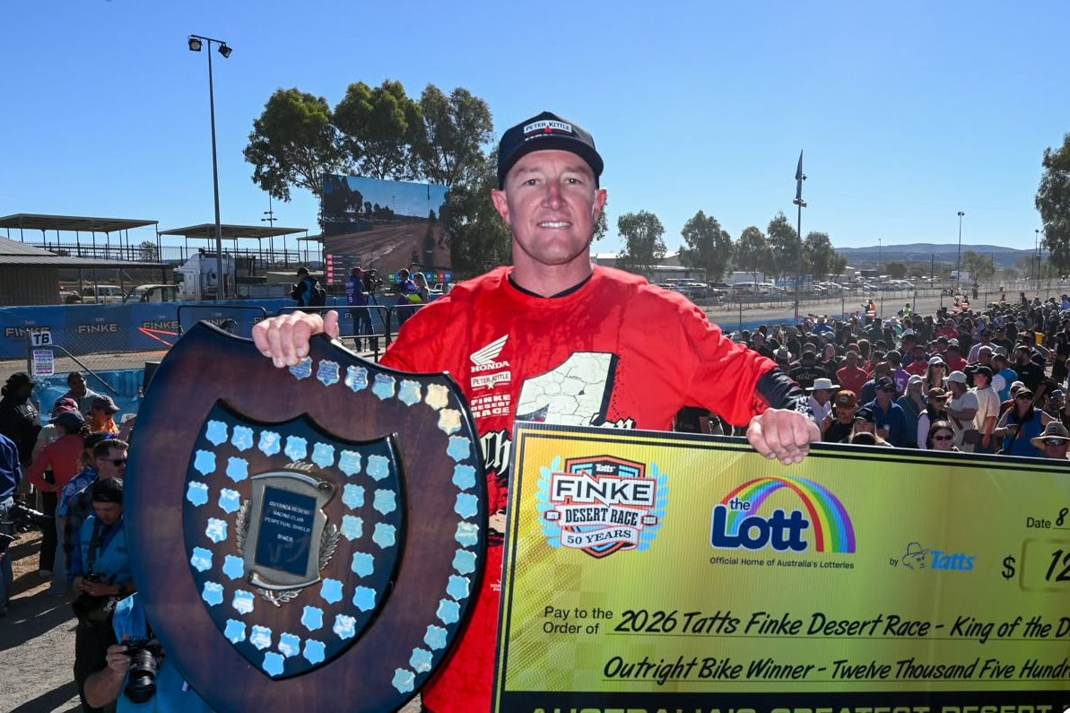 David Walsh equals Toby Price's Finke Desert Race win record ...