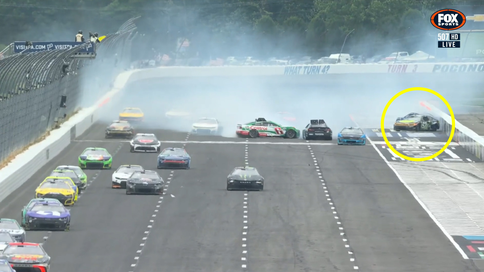 NASCAR news: Shane van Gisbergen in multi-car crash at Pocono ...