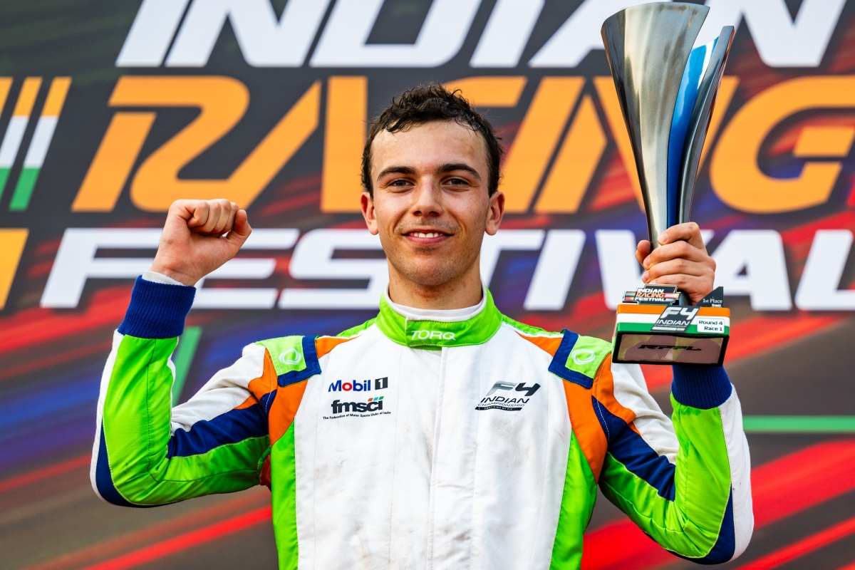 news: Webster wins in India and extends F4 points lead - Speedcafe.com