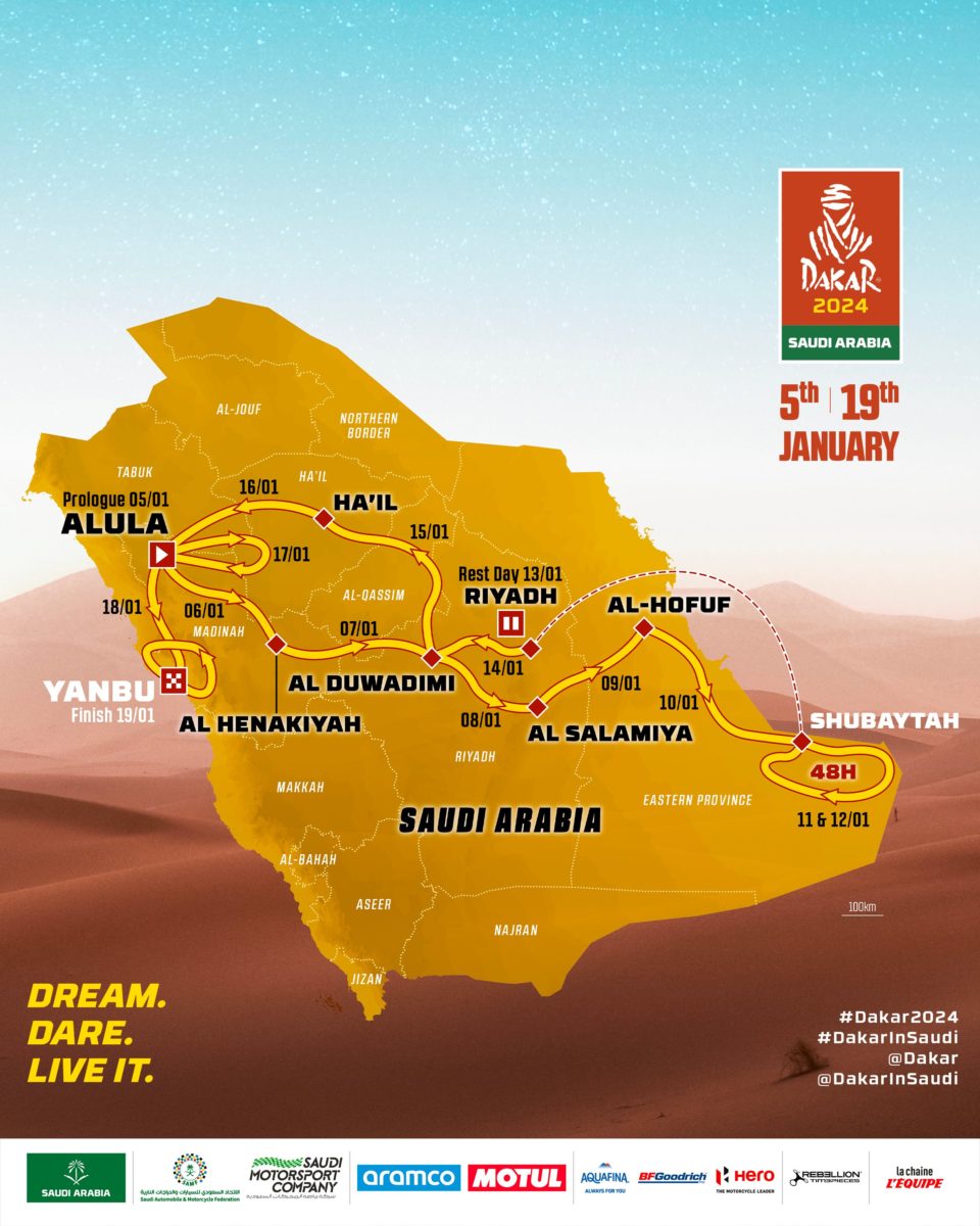 news: Dakar organisers unveil “toughest” Saudi Arabian route ...