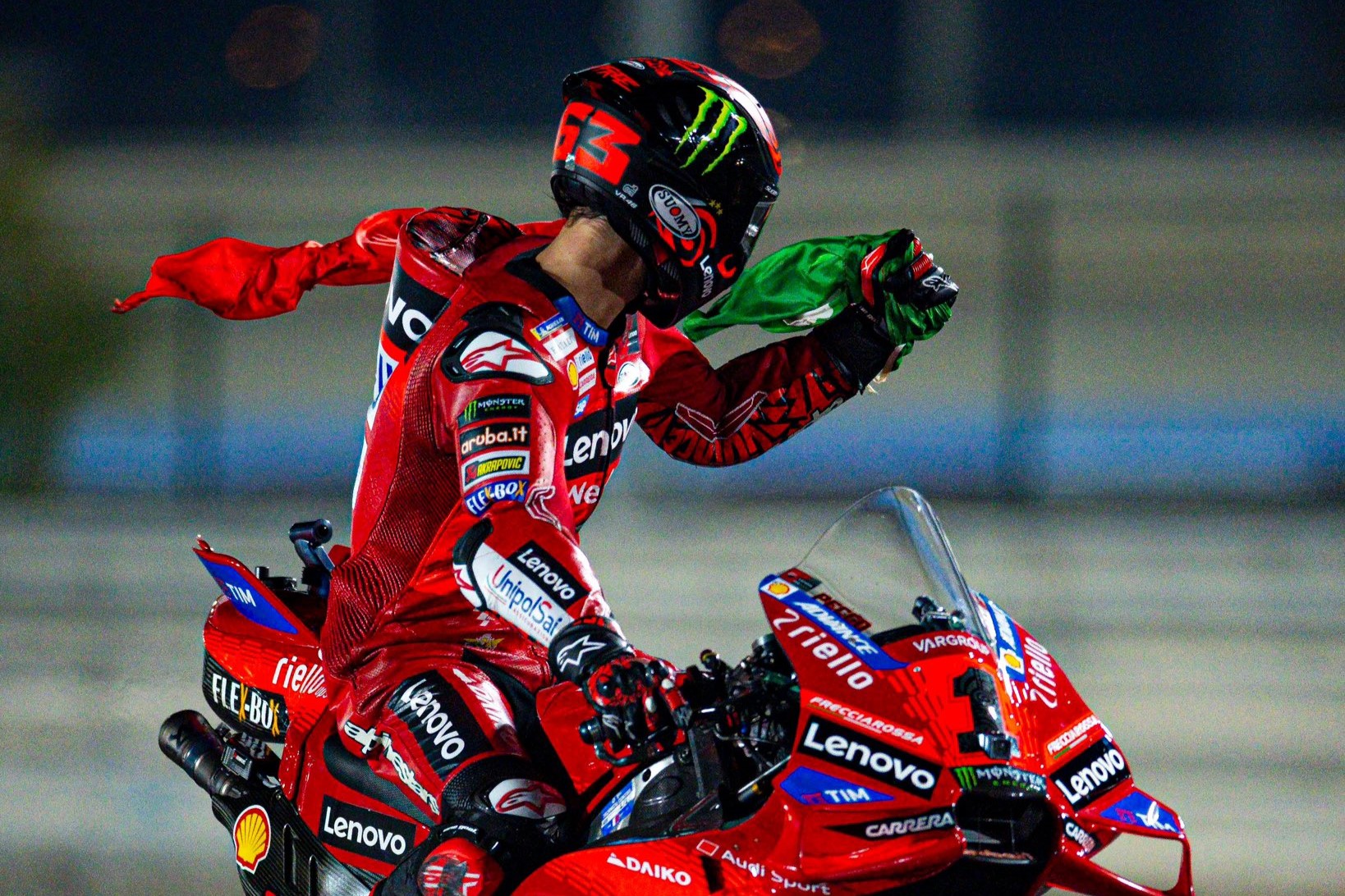 MotoGP news: Bagnaia victorious in Qatar GP, Miller crashes - Speedcafe.com