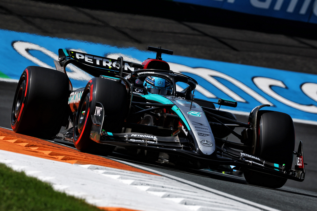 F1 news: Russell leads Piastri in Dutch GP Practice 2 - Speedcafe.com